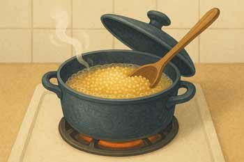 Quinoa koken is een eenvoudige bereiding.