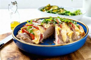 Een orloffgebraad bakken, best wel lekker.....