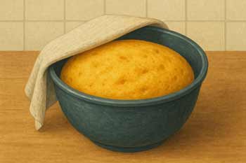 Pompoenbrood maken vraagt om aandacht.