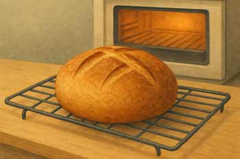 Pompoenbrood maken vraagt om aandacht.